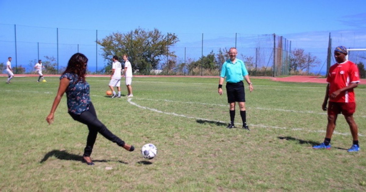 Intégration par le football à Plateau Caillou