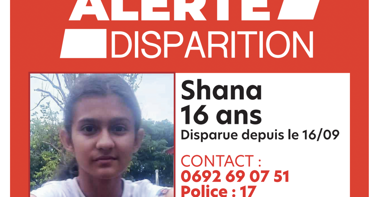 Malgré les recherches Shana, 16 ans, reste introuvable, sa famille ...