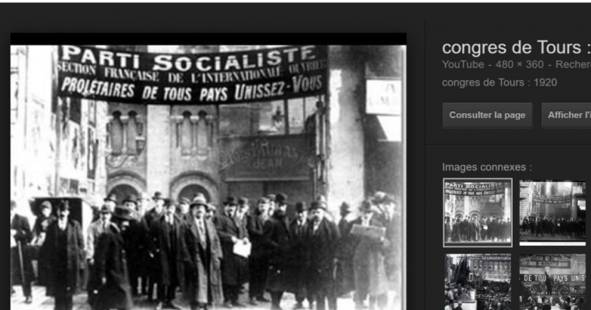 1920 - Naissance du parti communiste français