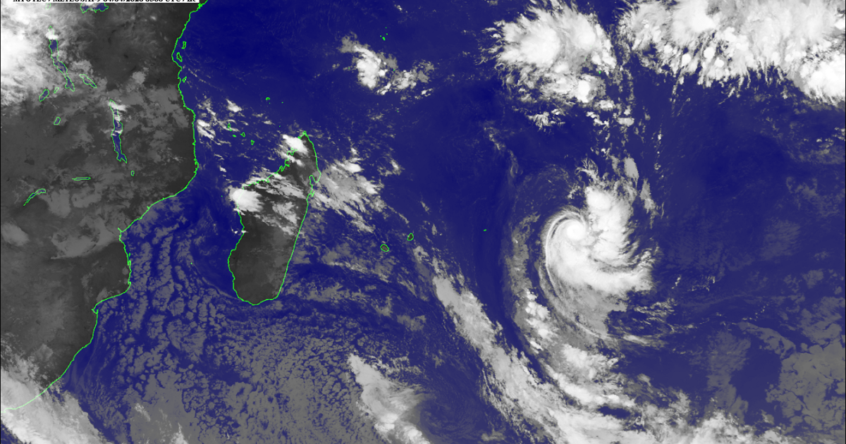 Le cyclone tropical Indusa évolue à 1.480 km de La Réunion