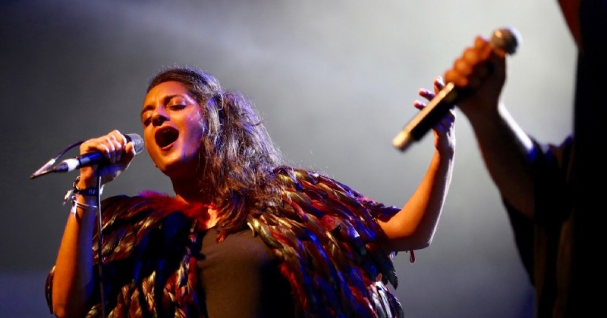 Maya Kamaty et son maloya en concert à l'Entre-Deux