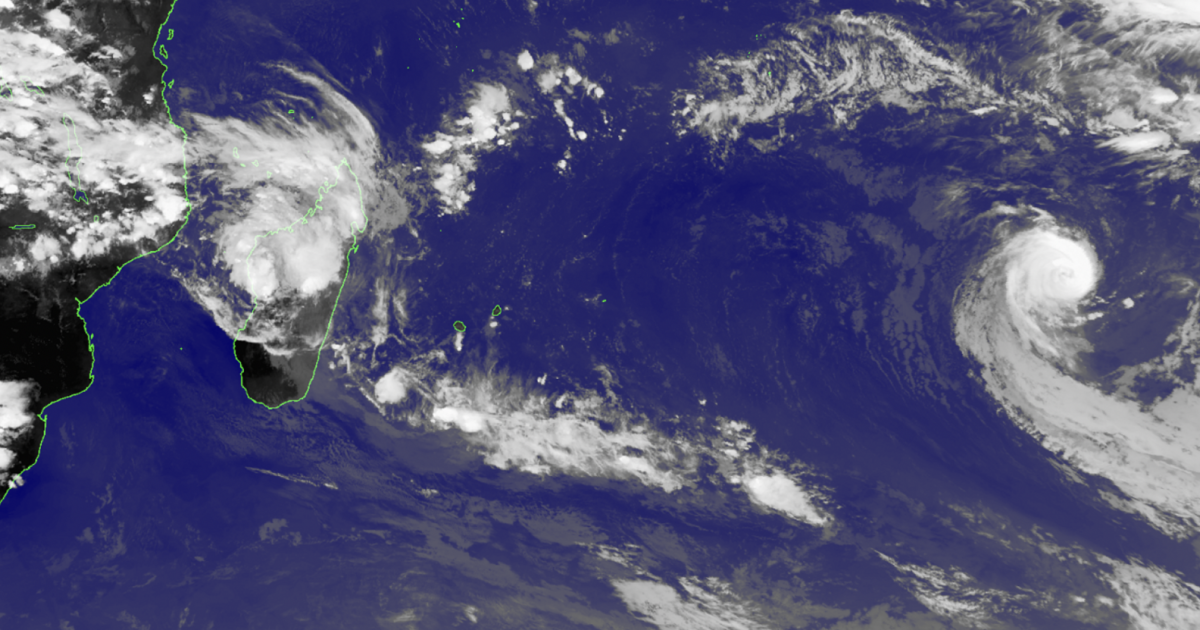 Le cyclone tropical Vince se déplace sur l’extrême est du bassin, très ...