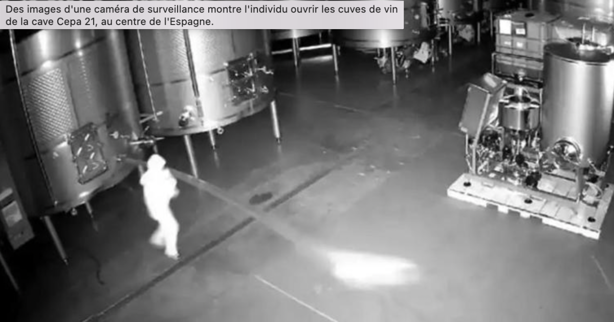 Espagne : 2,5 millions d’euros de vin déversés sur le sol après un acte ...
