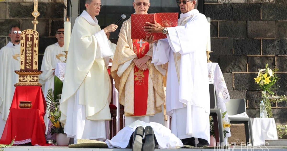 Alexandre Law Wan ordonné prêtre à 28 ans