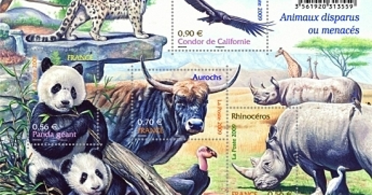 Des animaux sur les timbres