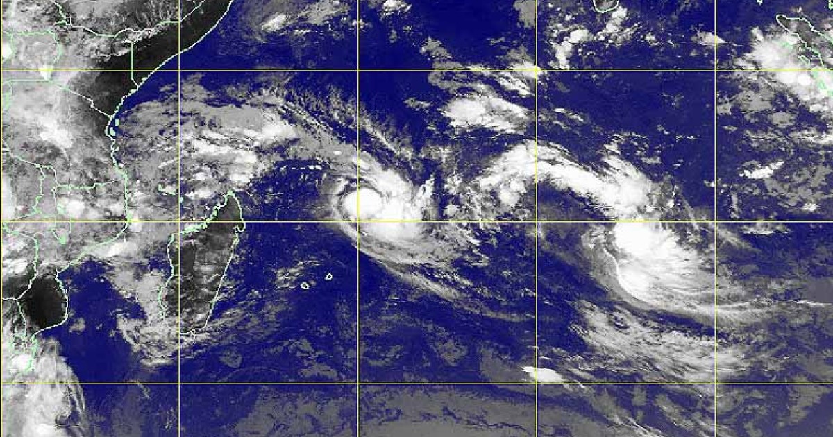Gelane à 1015 km de la Réunion