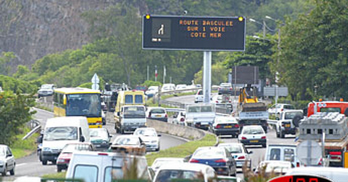Embouteillage sur la route du littoral
