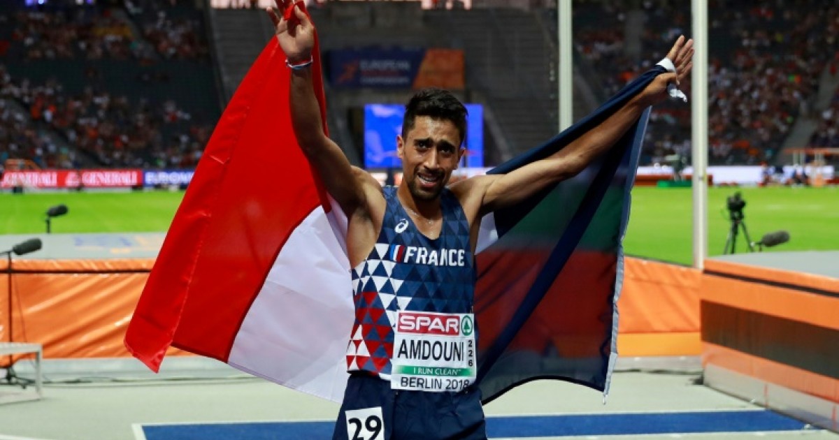 Le Français Morhad Amdouni champion d'Europe du 10.000 mètres