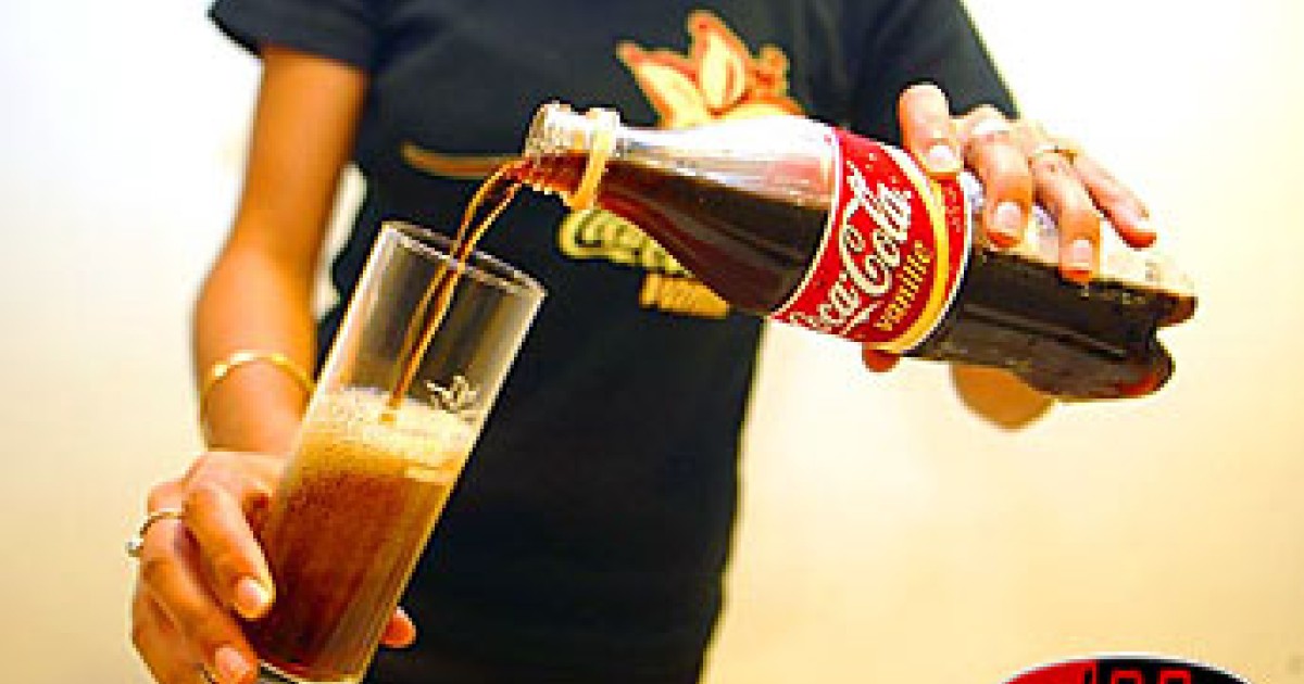 Lancement du Coca-Cola Vanille