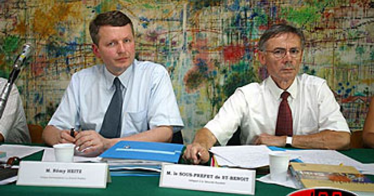 Rémy Heitz en visite à La Réunion