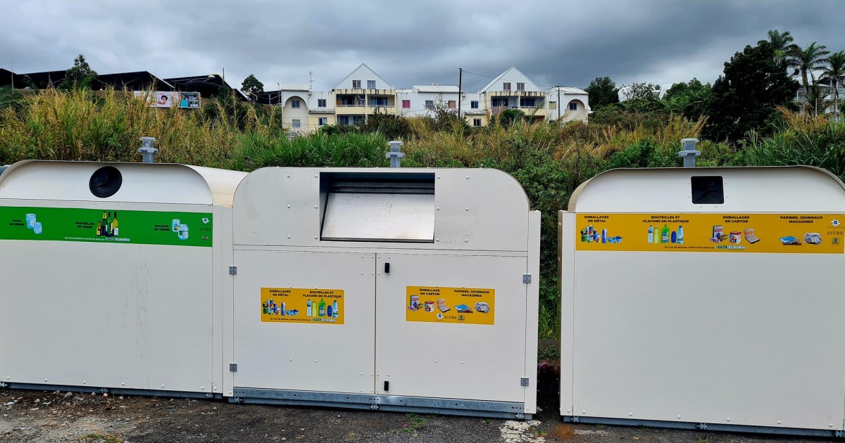 Le Tampon : installation de 20 nouvelles bornes de collecte